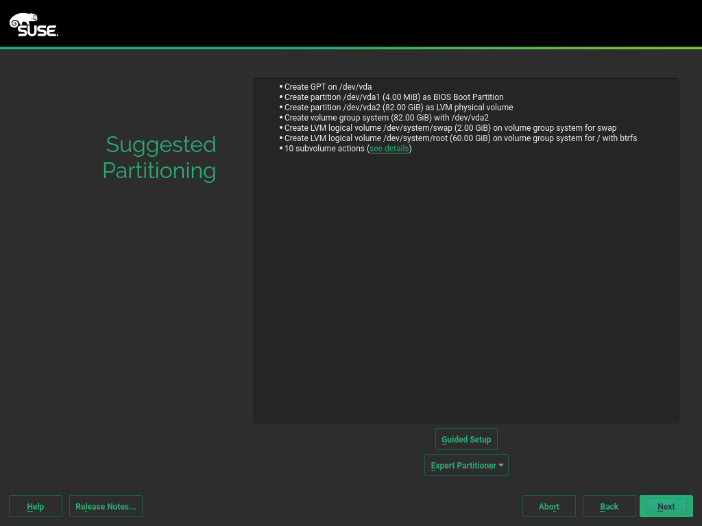 Sles For Sap 15 Sp3 Installation Quick Start Installing The Operating System